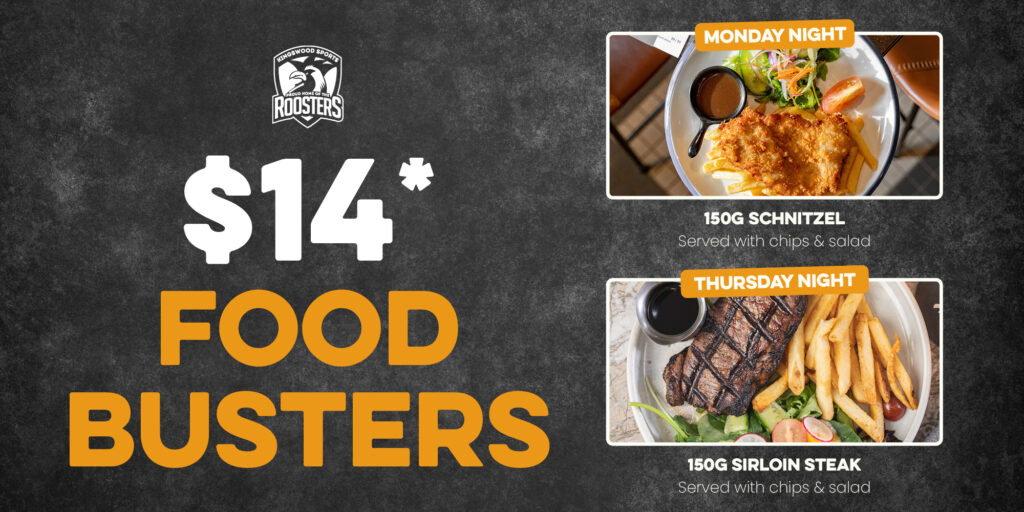 $14 FOOD BUSTERS | Easts Kingswood
