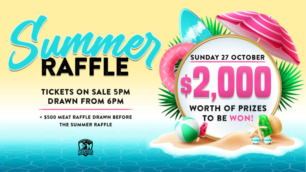 $2,000 SUMMER RAFFLE | Easts Kingswood
